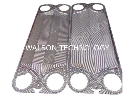 Enhanced Heat Transfer Exchanger Plates Stainless Steel Titanium For Choose